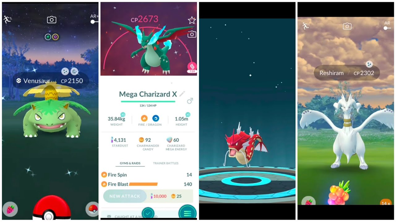 Shiny Compilation 1 [Pokémon Go] - YouTube