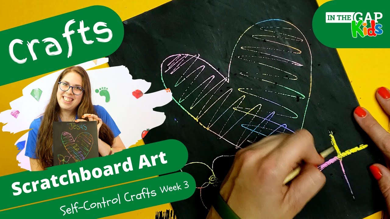 Scratchboard Art | Sunday School Bible Crafts for Kids | Self-Control ...