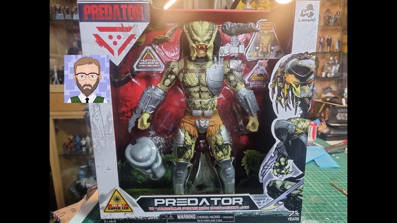 Lanard 12" Electronic Predator Figure - YouTube
