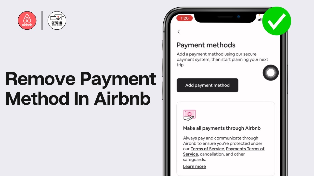 How To Remove Payment Method In Airbnb App 2024 | Setting up Default ...