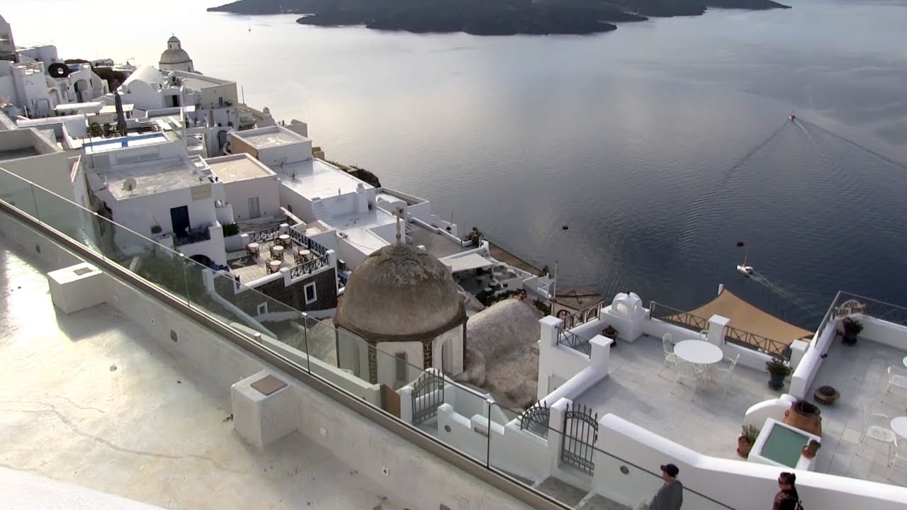 Supermodel of the Greek Islands - Santorini in November * * * * * - YouTube