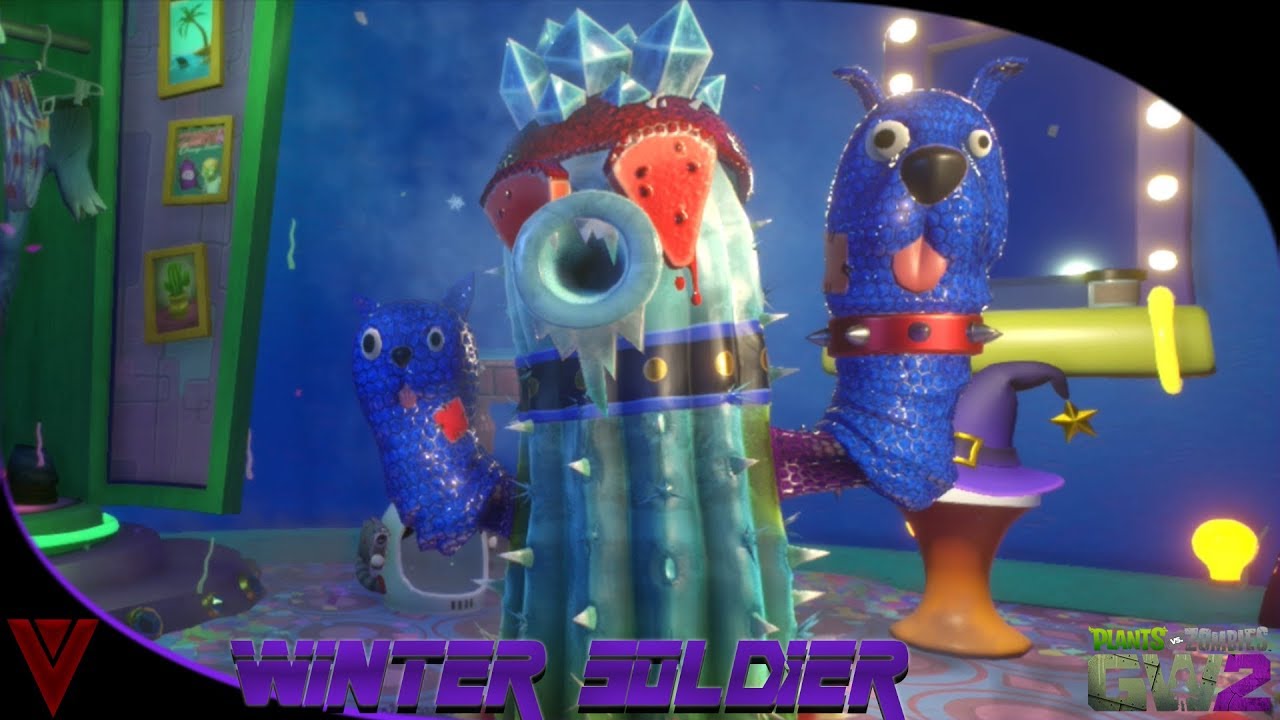 Plants Vs Zombies Garden Warfare 2 Winter Soldier - Ice Cactus - YouTube