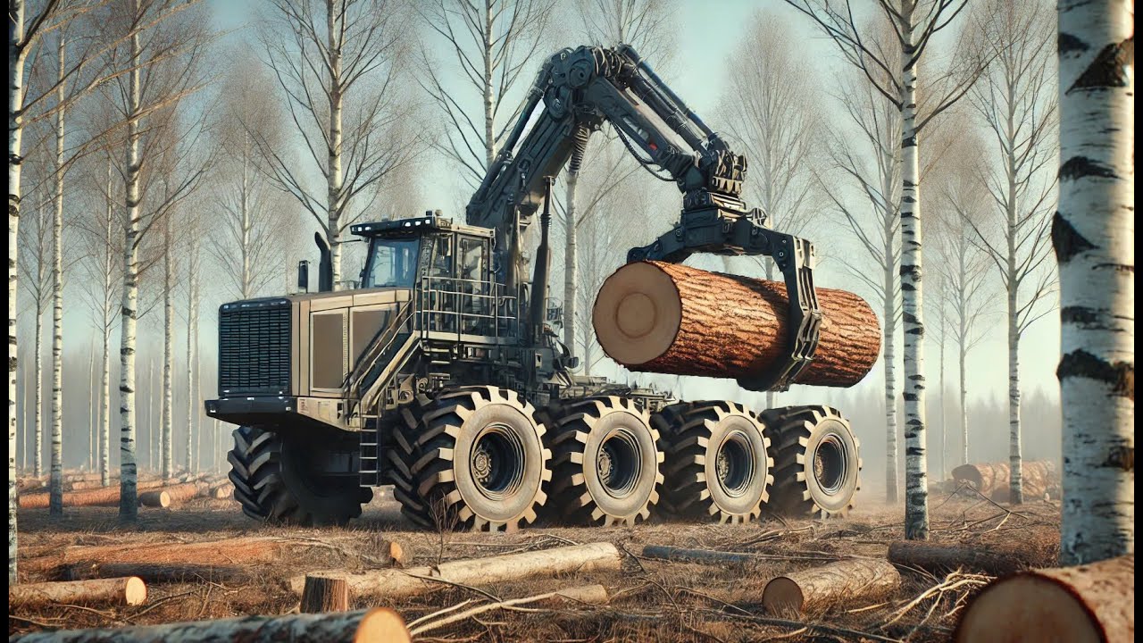 Professional Timber Harvesting Skills Of Lumberjacks - YouTube