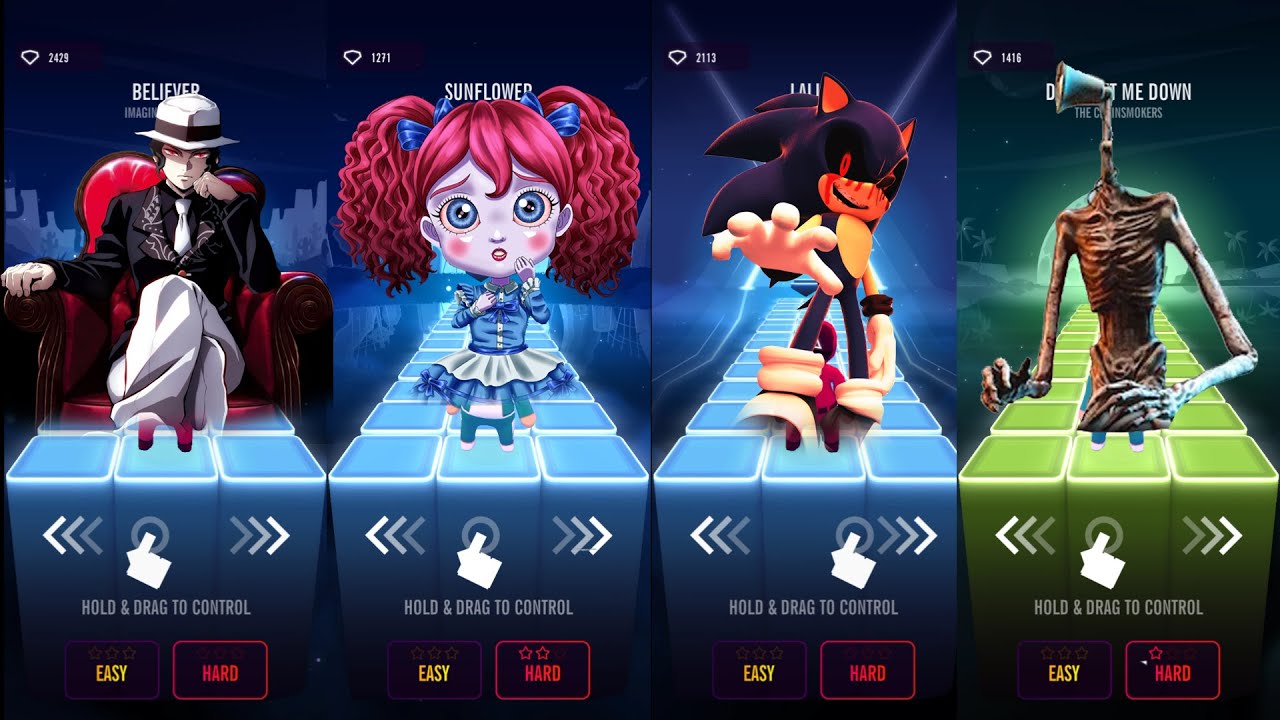 Fanny Monsters in Dancing Sky Game - Muzan - Poppy - Sonic EXE Vs Light ...