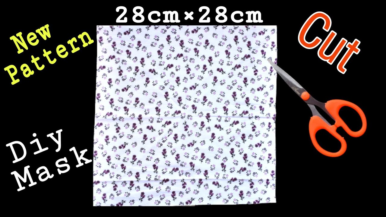 Very Easy New Trending Pattern Mask - Face Mask Sewing Tutorial ...