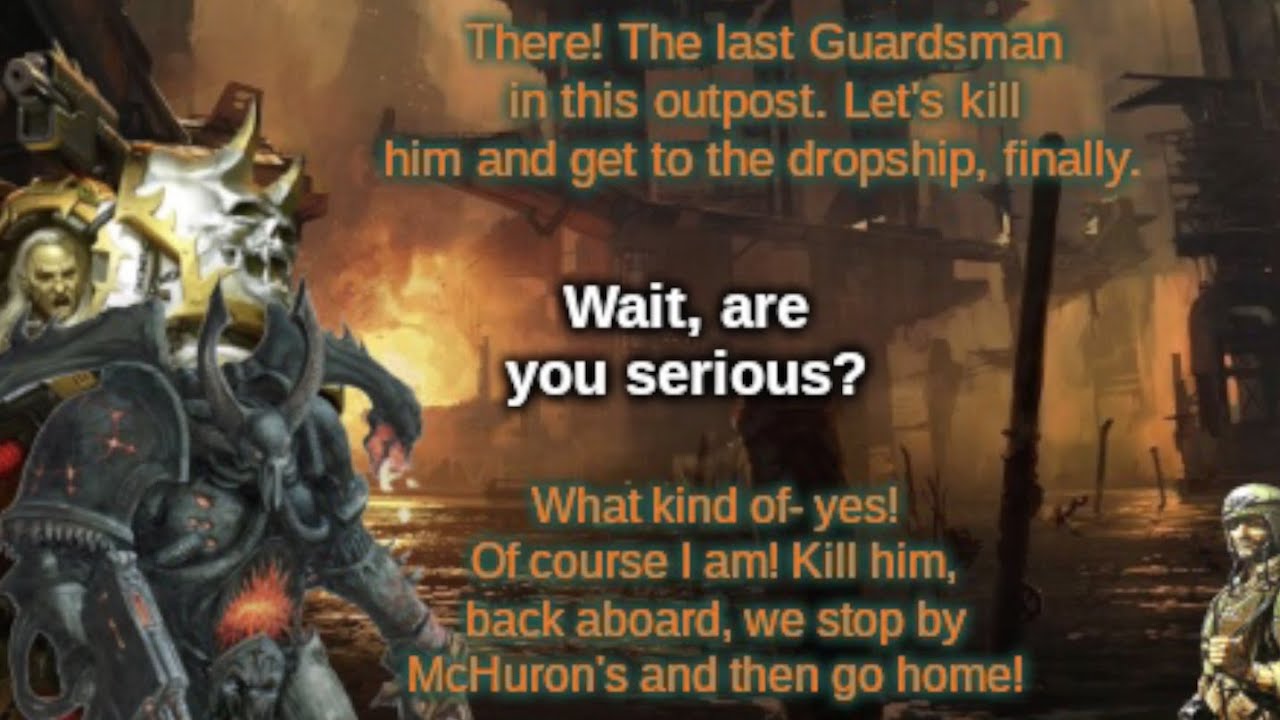 NEVER Mess With The Last Guardsman | Warhammer 40K Meme - YouTube