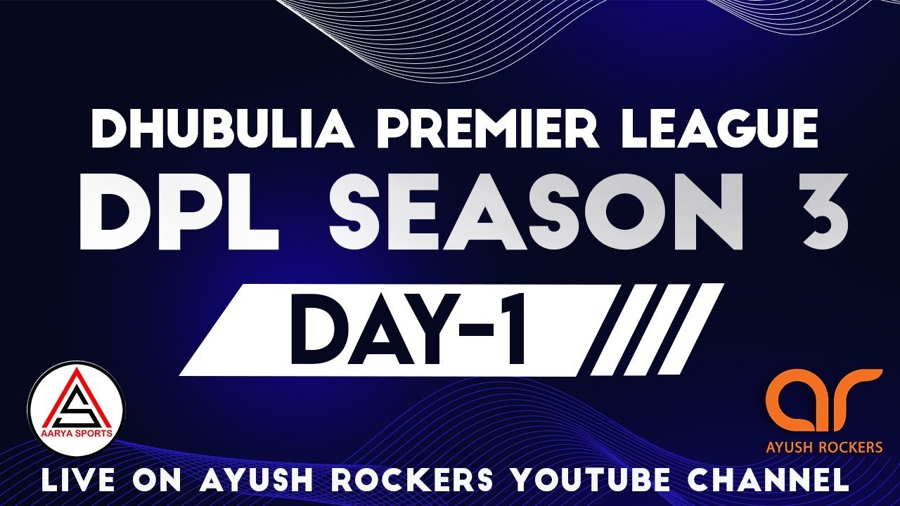 DHUBULIA PREMIER LEAGUE 2023 - SEASON- 3 [ DAY 1] - YouTube