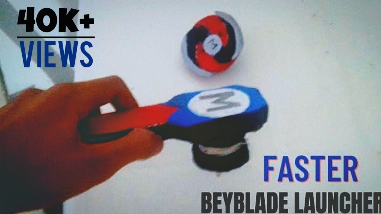 how to make beyblade with launcher with cardboard | how to make ...