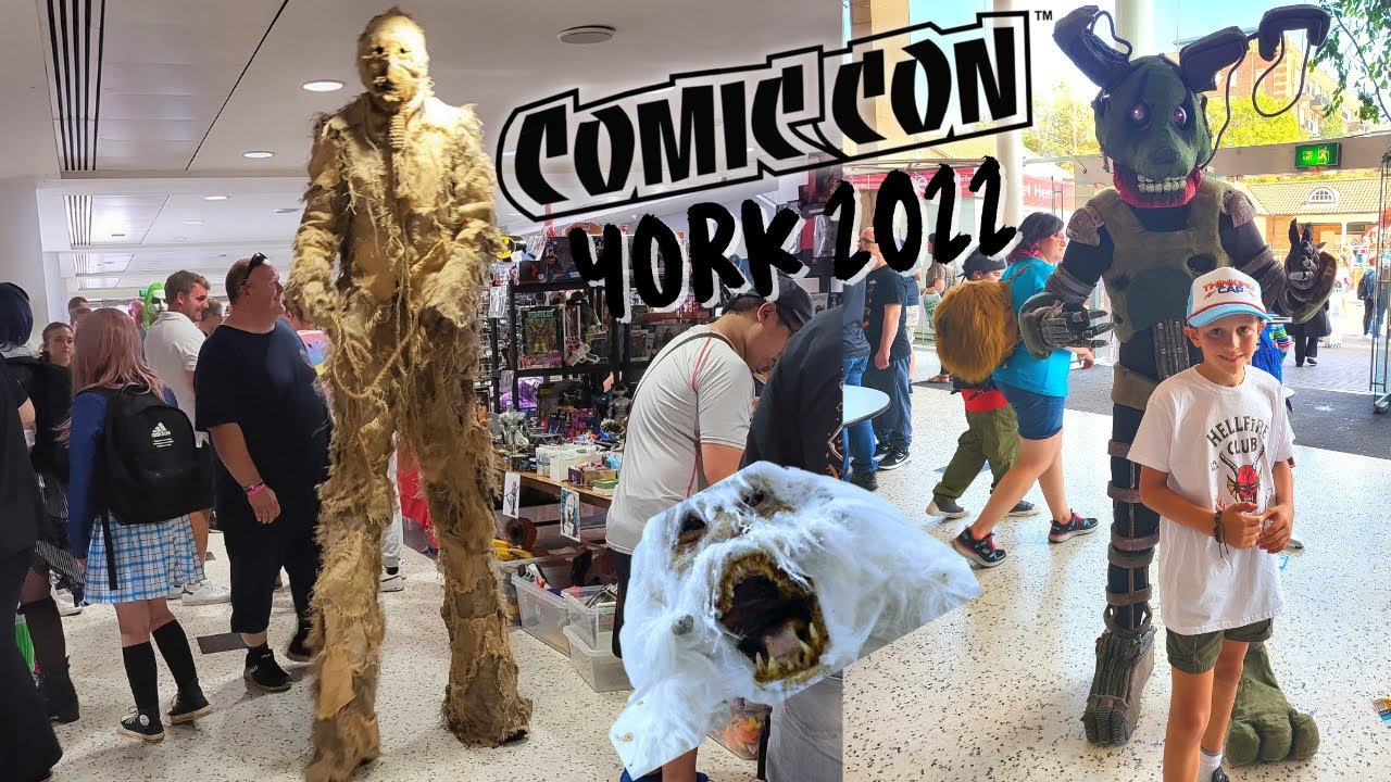 My first ever Comic-Con | York comic con 2022 - YouTube
