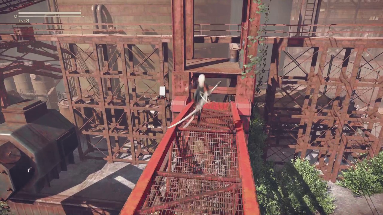 NieR: Automata DEMO - Secret Path/Jumping Technique - YouTube