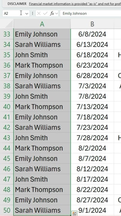 Excel Tip: Select a Specific Range Without Scrolling - YouTube