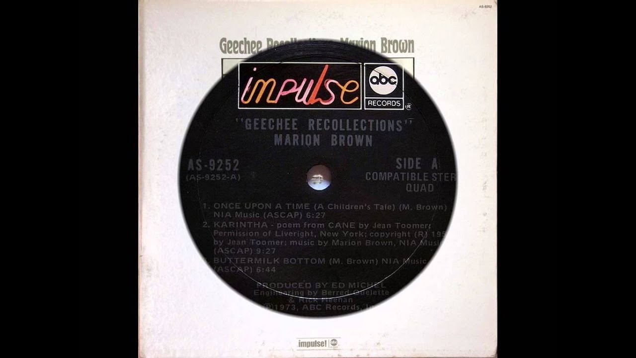 Marion Brown - Buttermilk Bottom - YouTube