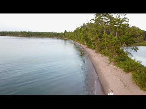 Lake Superior and Little Sand Bay, Wisconsin - YouTube