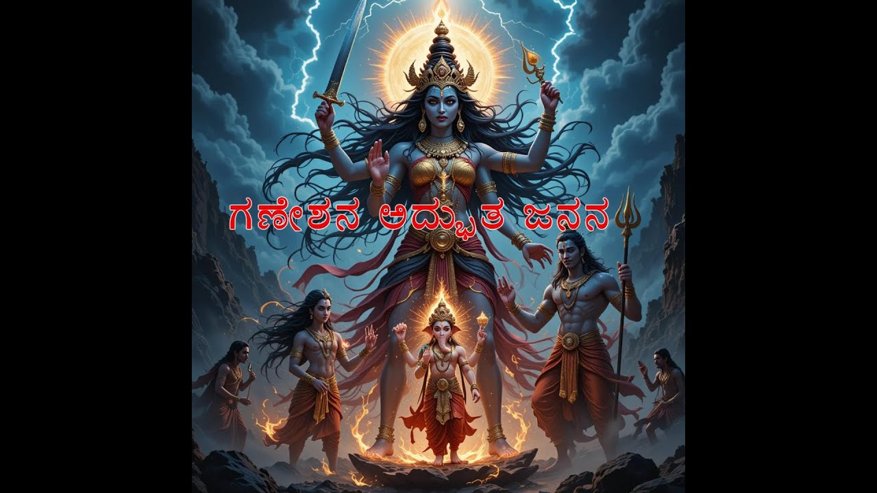 ಗಣೇಶನ ಅದ್ಭುತ ಜನನ | The Incredible Birth Story of Lord Ganesha | Hindu ...