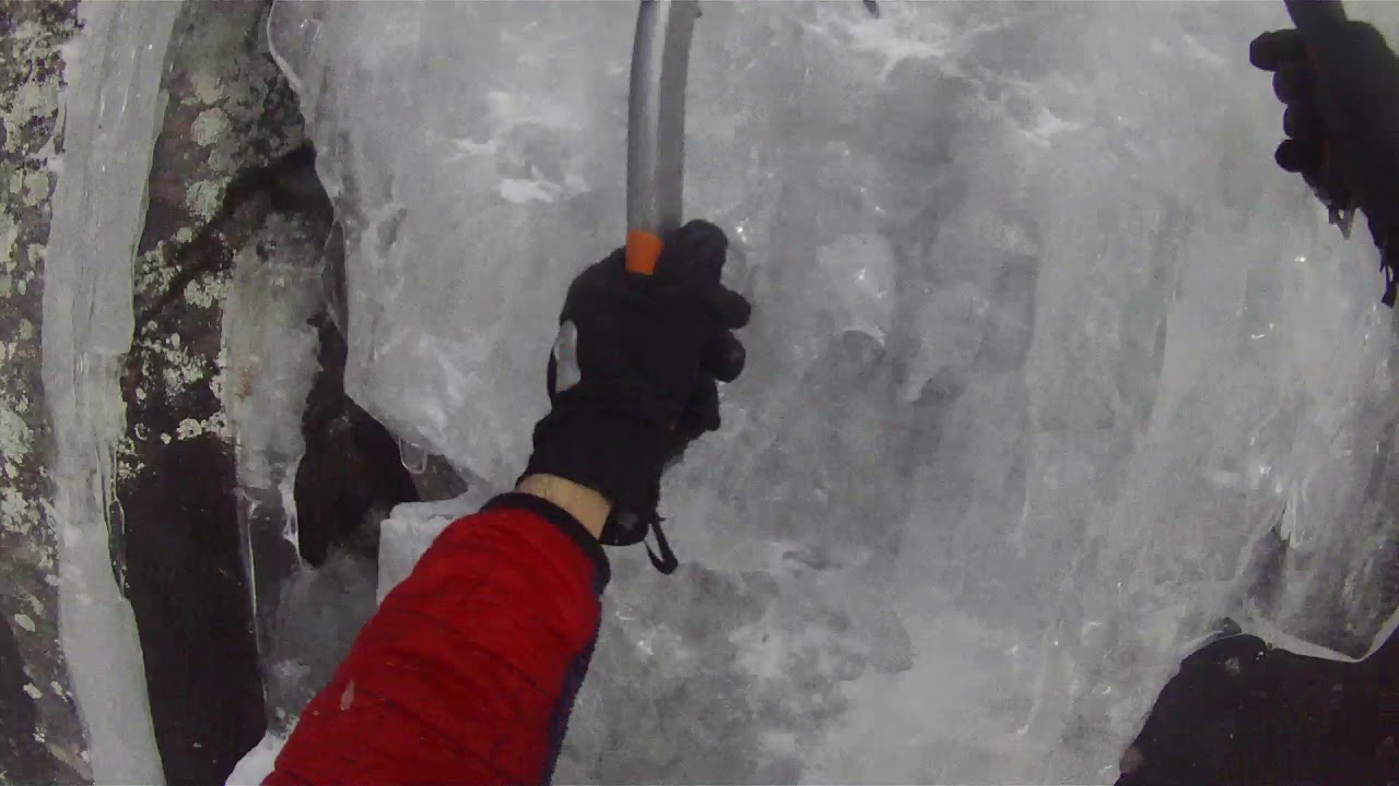Lake Kushog Ice Climbing - Bad Stick - YouTube