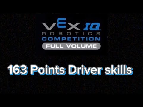 Vex IQ: 163 Point Driver Skills! Beat that @Samuel_Cheng ...