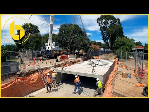 Installing a culvert bridge crossing - YouTube