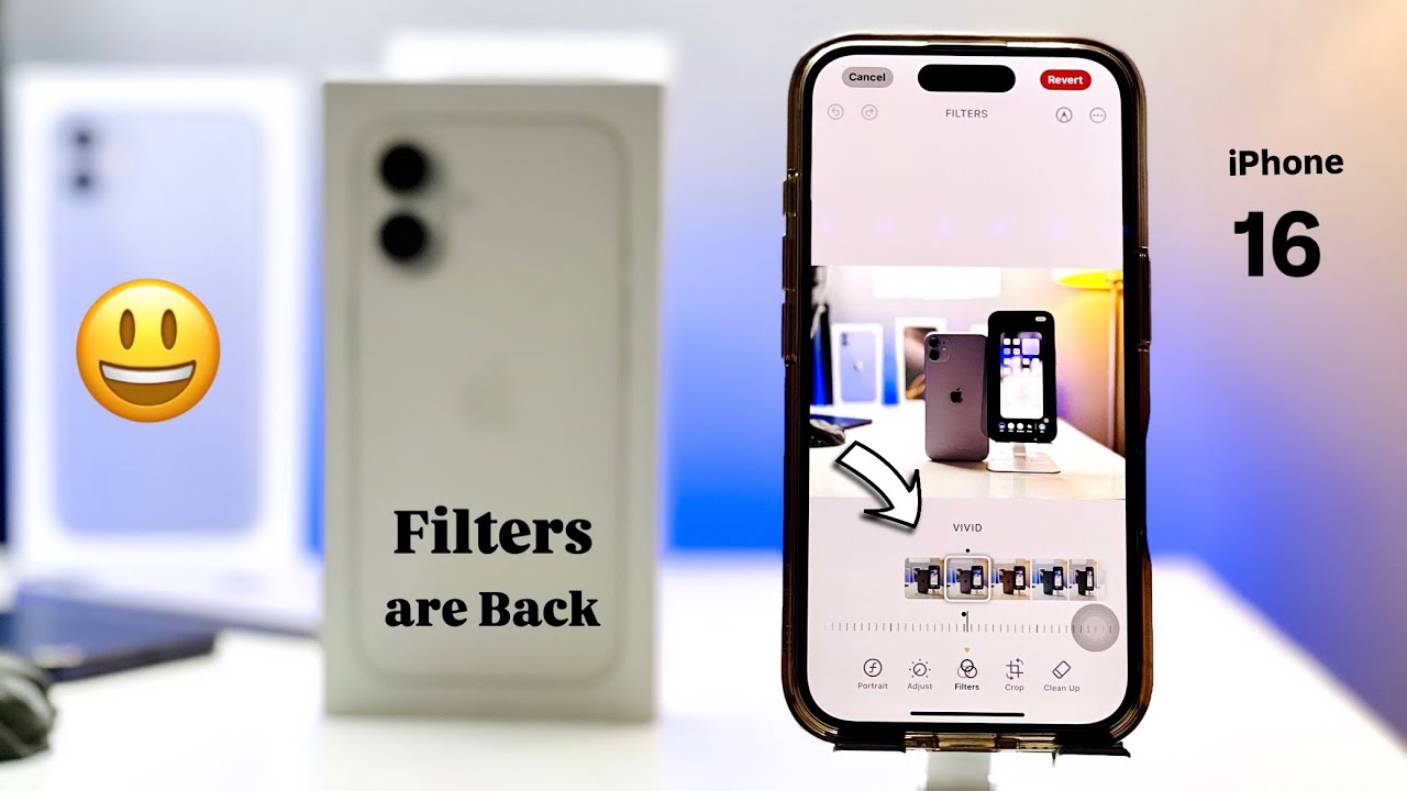 Filters are not showing in iPhone 16 Photos APP - Get back the Filter ...