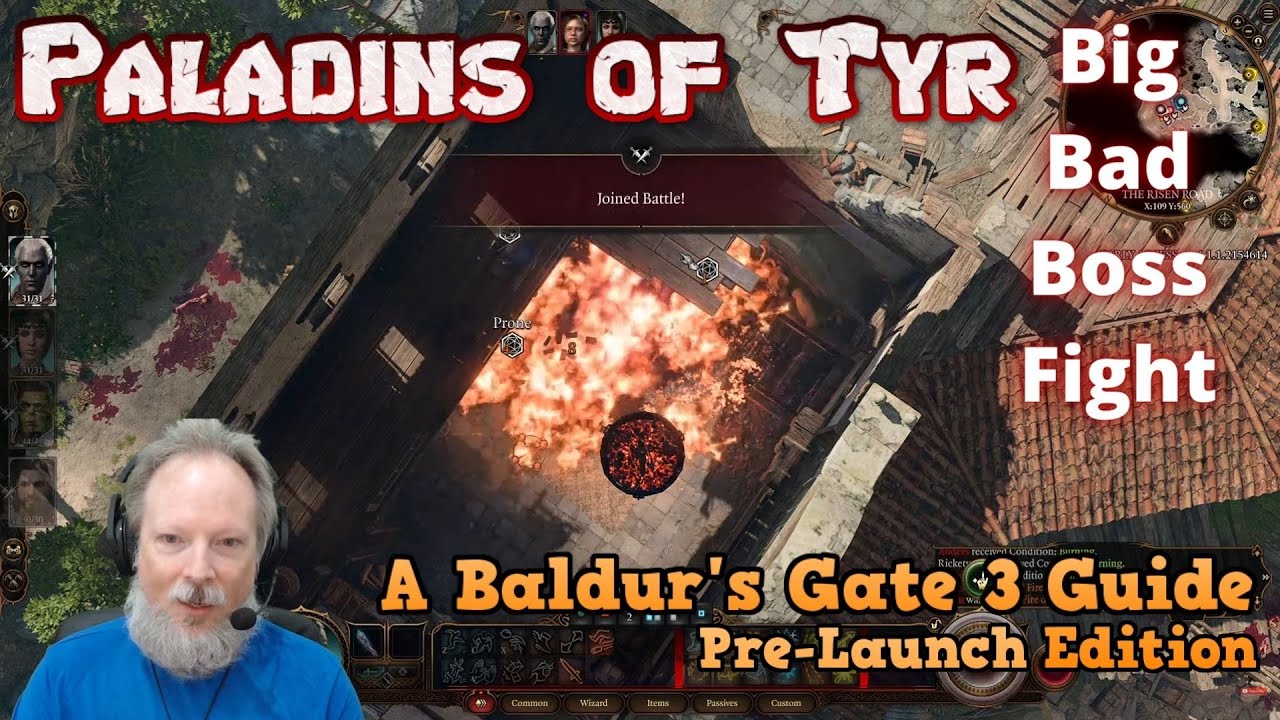 The Paladins of Tyr Big Bad Boss Fight - Baldur's Gate 3 Gameplay ...