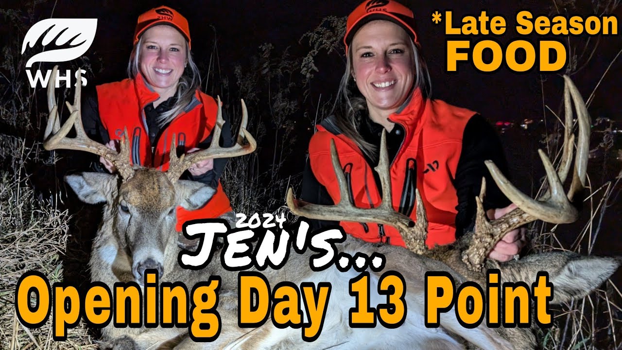 Opening Day Hunt For A 13 Point Target Buck | Jen Sturgis - YouTube