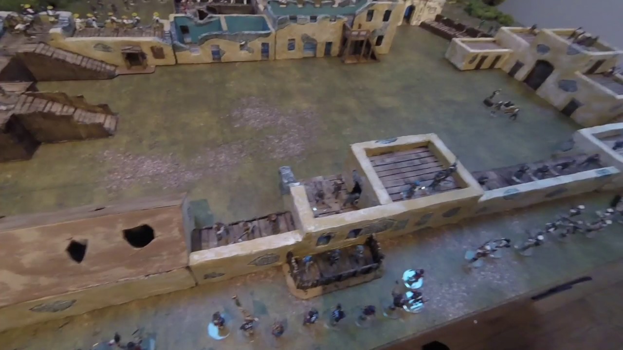 The alamo completed model - YouTube