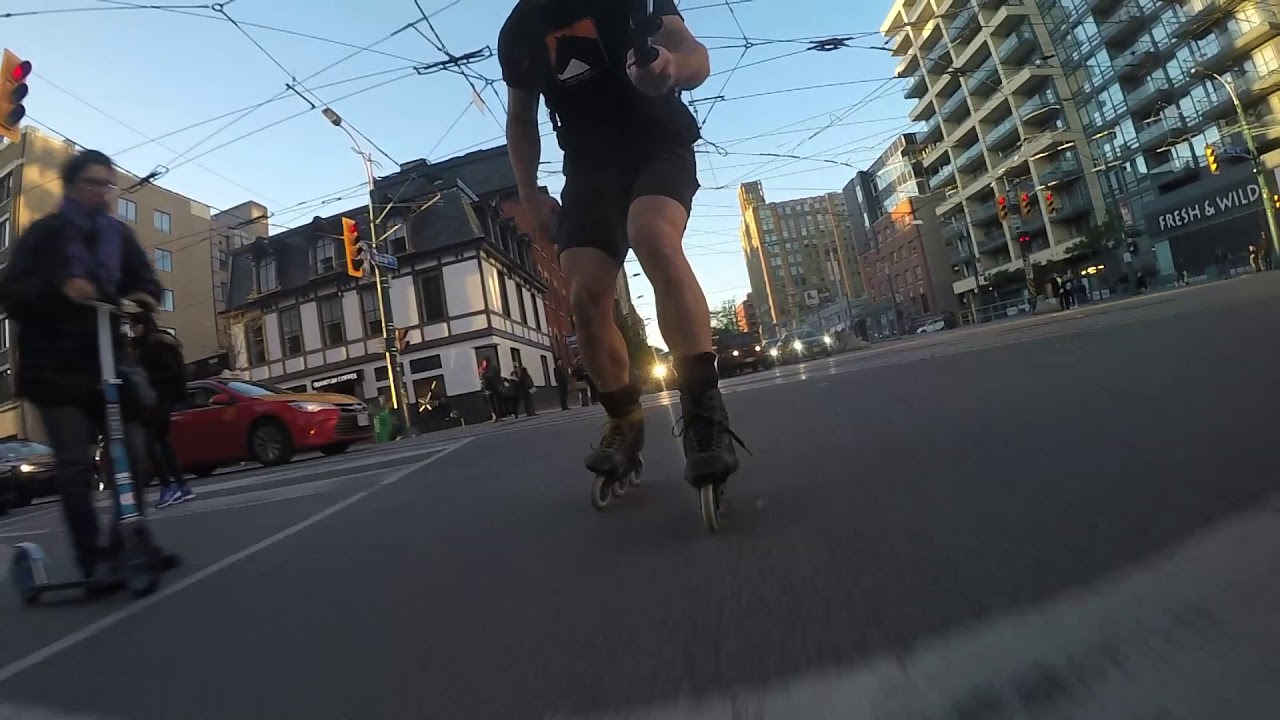 Inline Skater Car Bump & TorontoHenge - YouTube