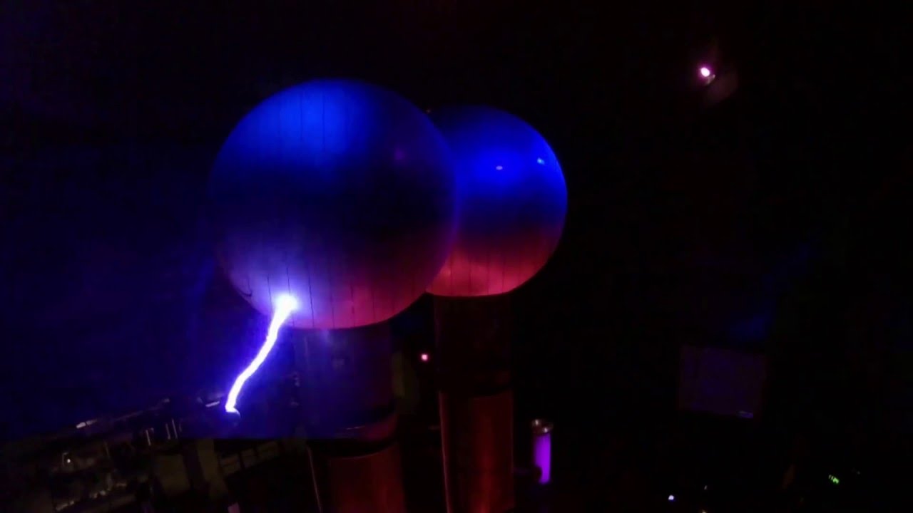 museum of science lightning show - YouTube
