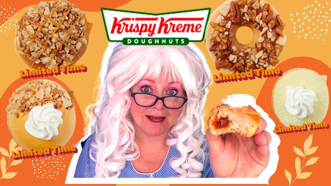 The BEST PIE DONUTS EVER! Krispy Kreme Funny Thanksgiving Doughnuts ...
