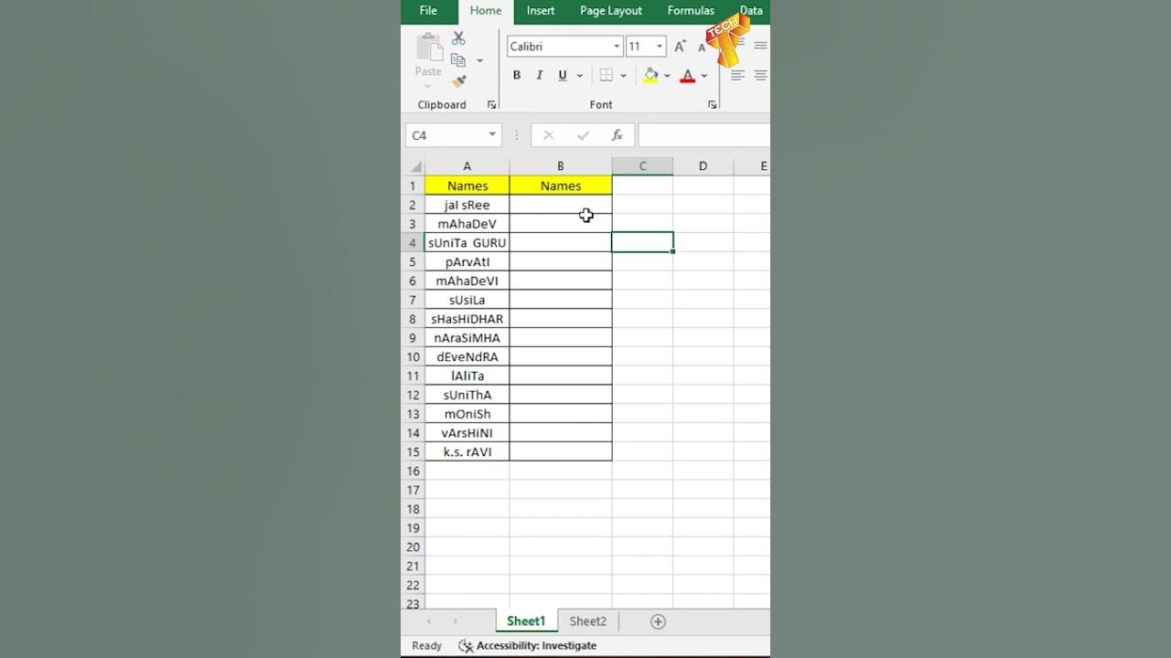 PROPER Formula-ExcelShortcut #excel #exceltips #exceltricks #exceltutorial #microsoft # ...