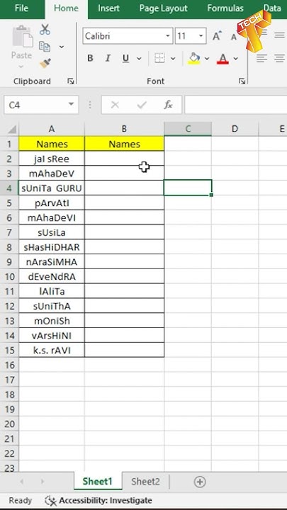 PROPER Formula-ExcelShortcut #excel #exceltips #exceltricks #exceltutorial #microsoft # ...