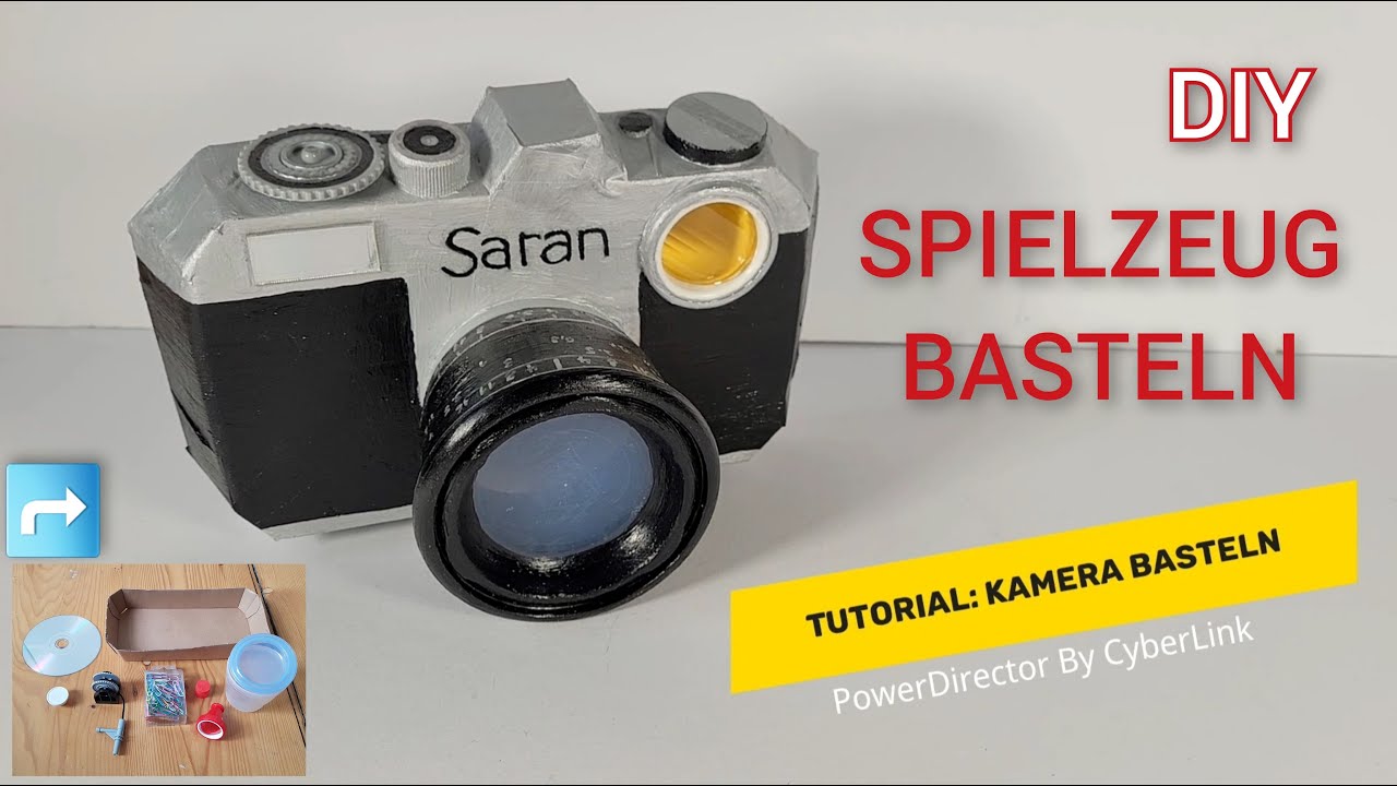 Tutorial: Kamera basteln / DIY: how to craft a camera - YouTube