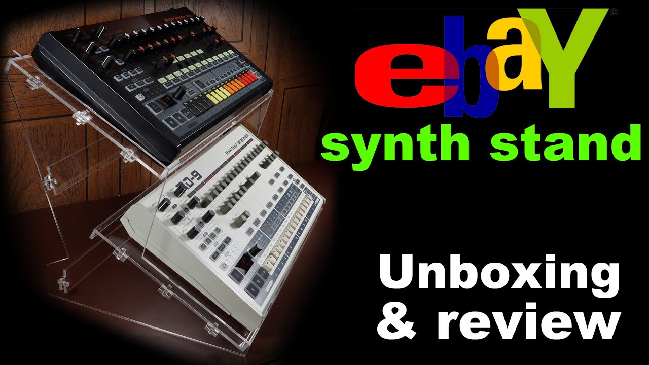 unboxing, assembling & reviewing an eBay acrylic synth stand - perfect ...