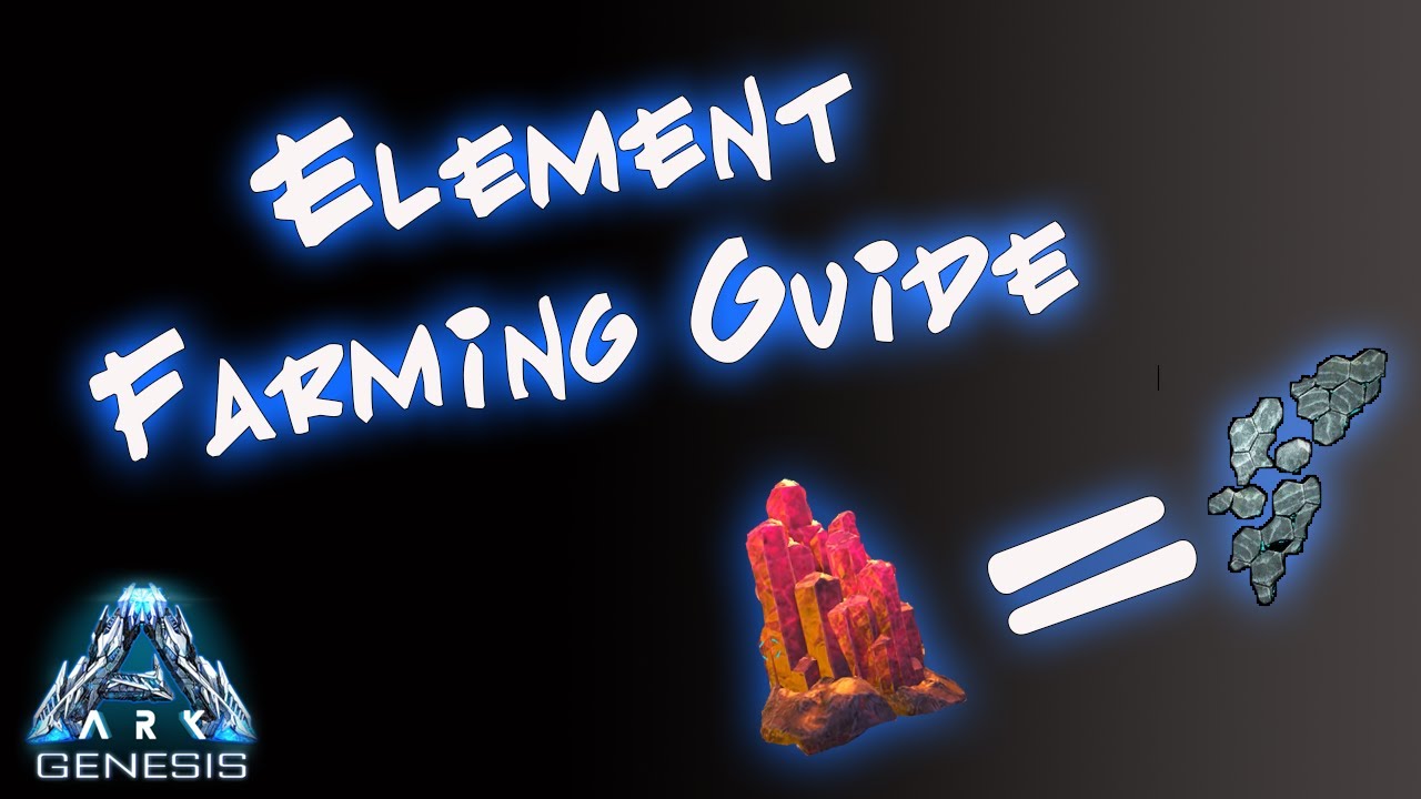 Ark Genesis: Element Farming Guide! - YouTube