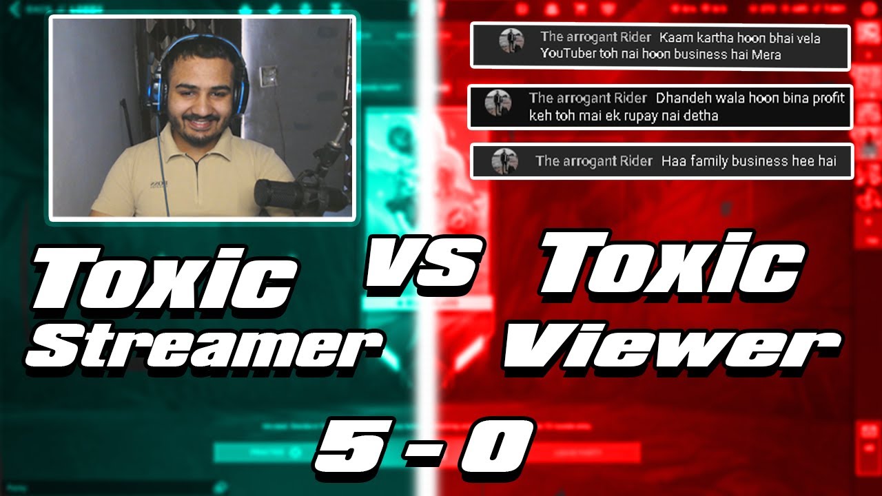 Toxic Streamer vs Toxic Viewer #valorant - YouTube