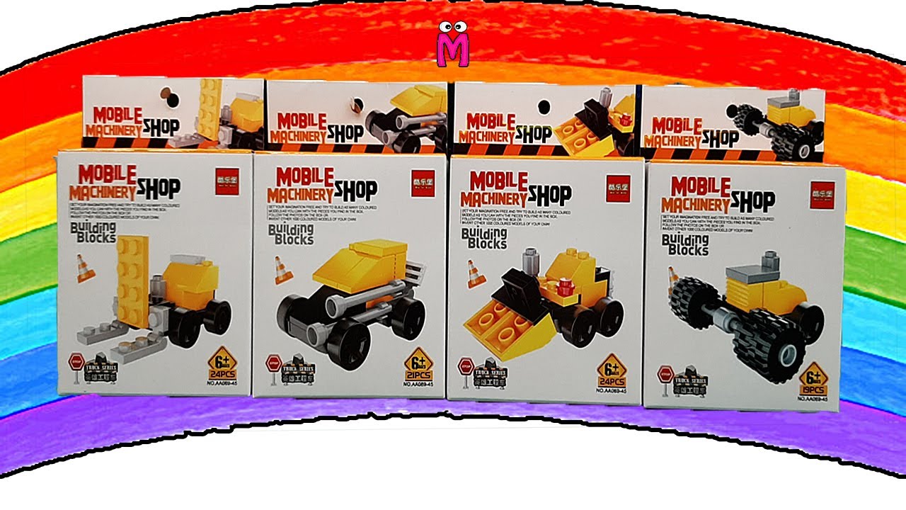 Mobile Machinery shop Building Blocks Lego by MOM MOM • Toys - YouTube