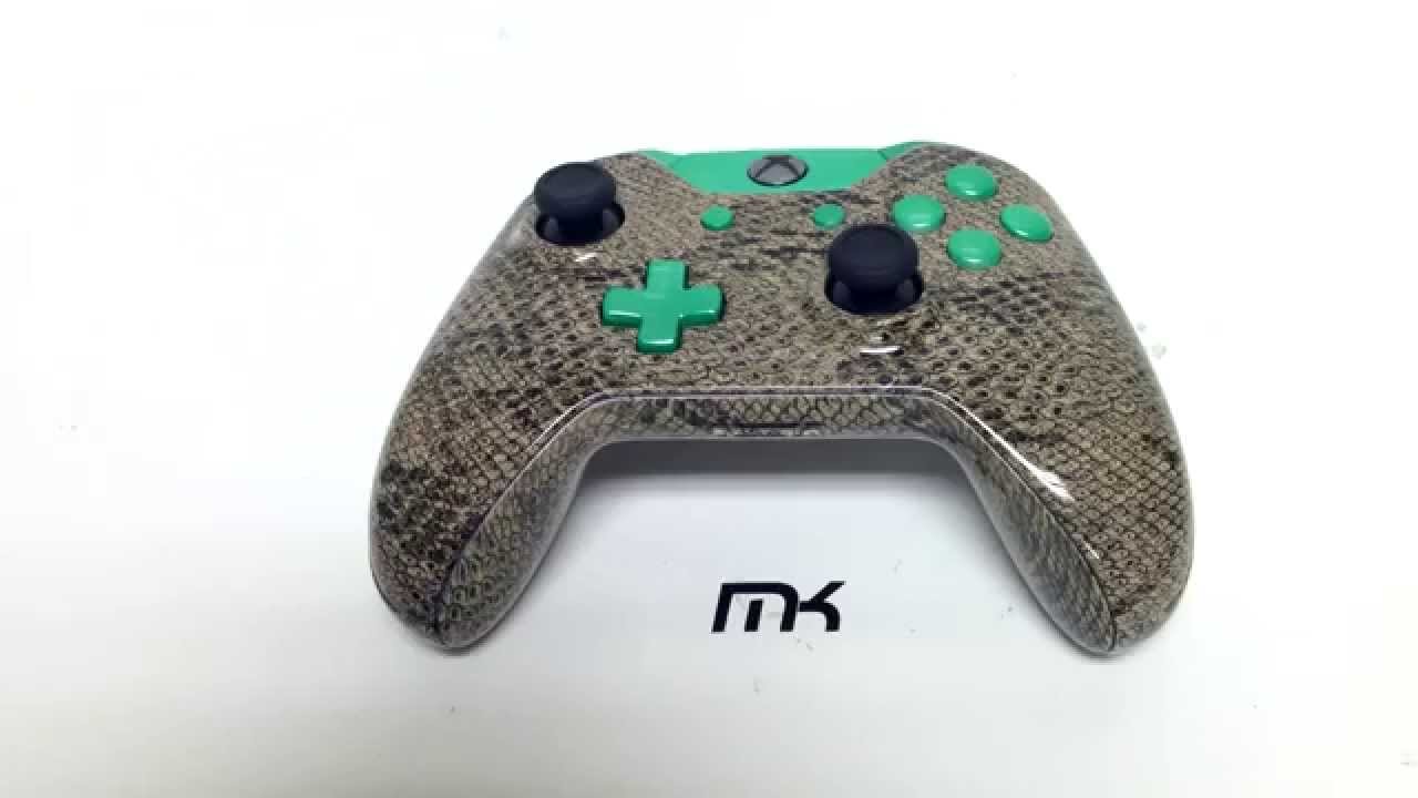 Custom Snake Skin Xbox One Controller - YouTube