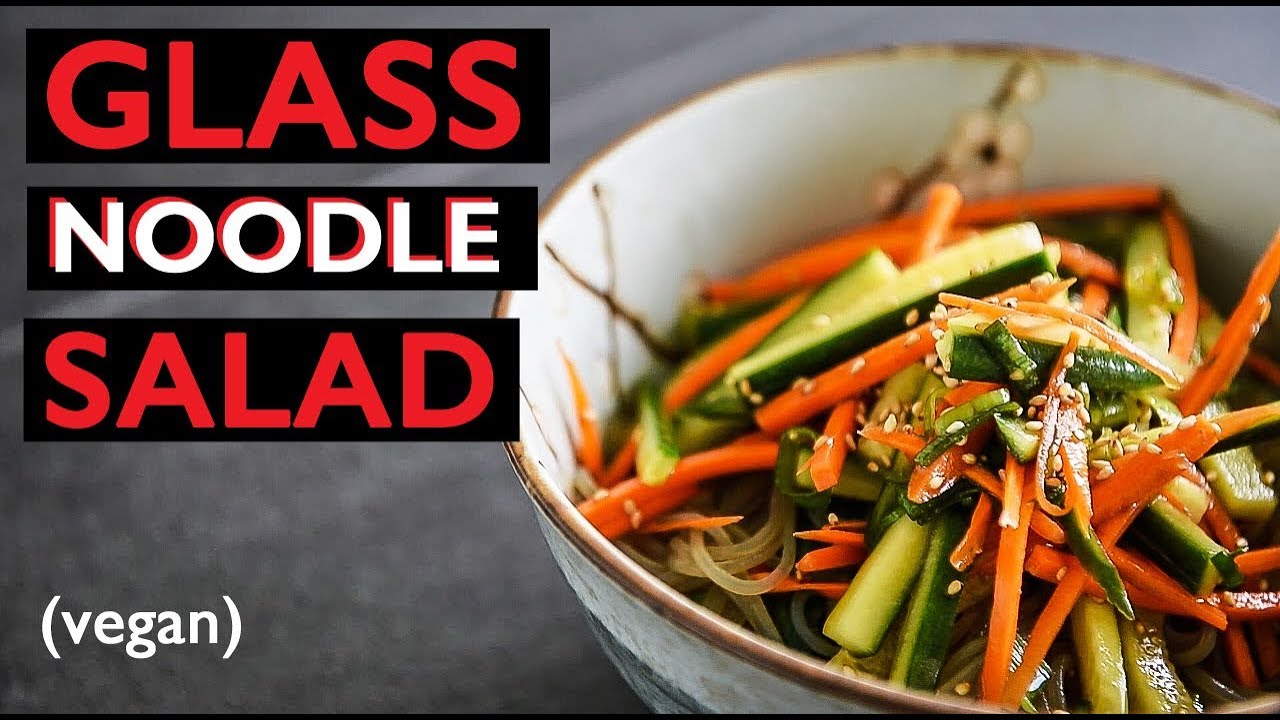 10 MIN Glass Noodles Salad | EASY VEGAN APPETIZERS WEEKNIGHT DINNER ...