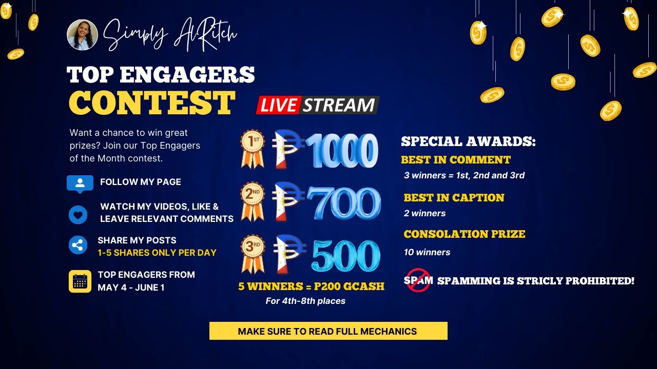 Simply AlRitch Top Engagers Announcement of Winners and Conso Roleta ...