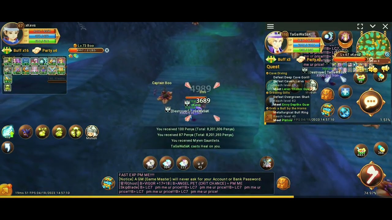 Flyff Universe - Blade Comet set and Guardian Axe Chill Grinding - YouTube