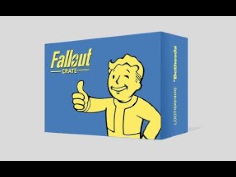 Fallout Loot Crate Box 1 of 6 Unboxing - YouTube