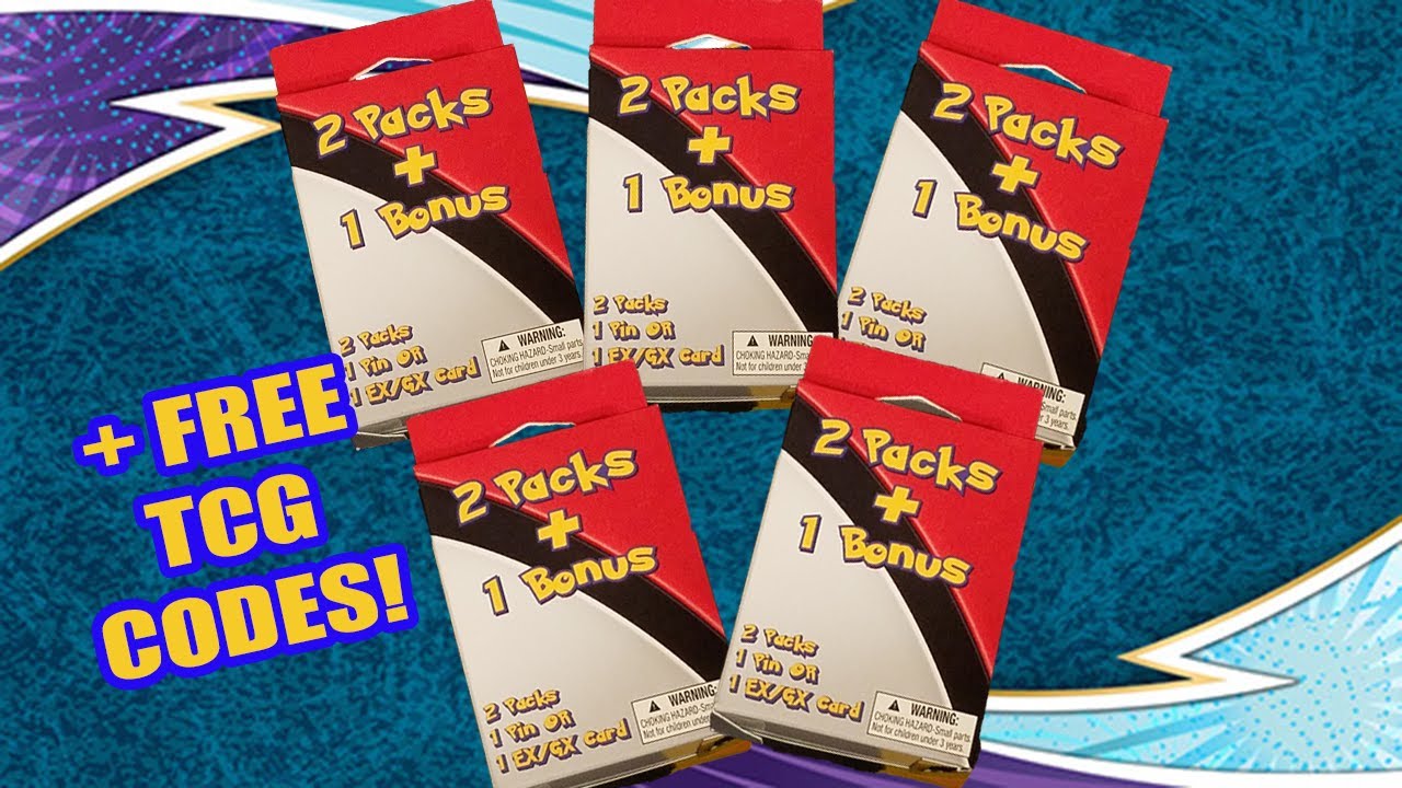 Pokemon 2 Packs + Bonus + FREE TCG CODES! - YouTube