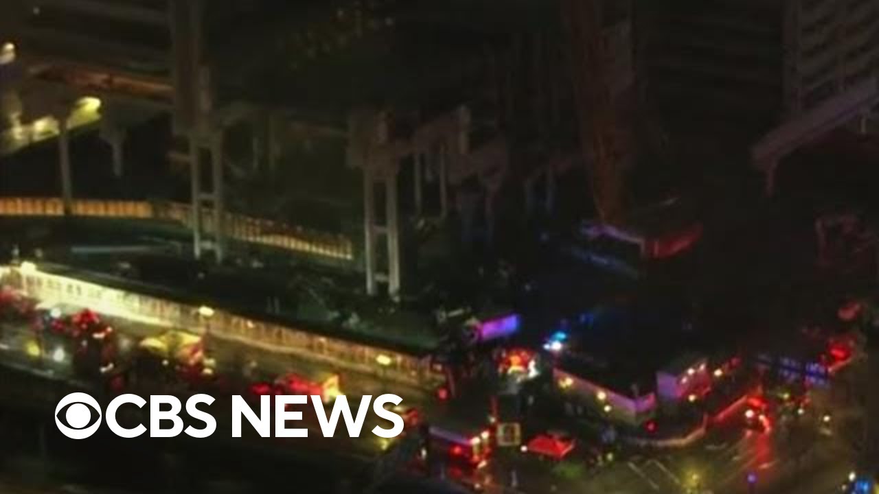 Construction worker killed in Boston parking garage collapse - YouTube