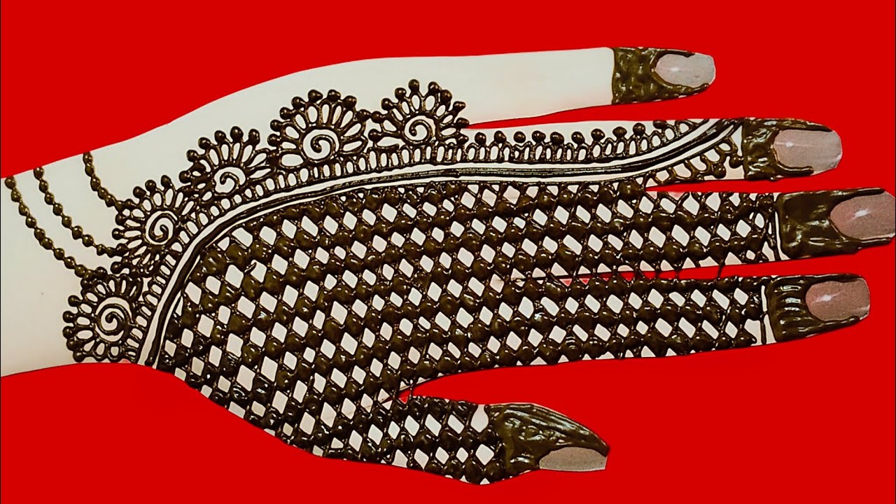 Latest Simple Beautiful Mehndi Design - Shaded Mehndi Design || Mehandi ...