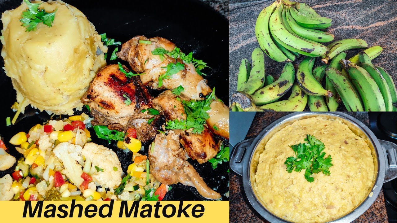Mashed Matoke /Raw Green Banana Recipe - YouTube