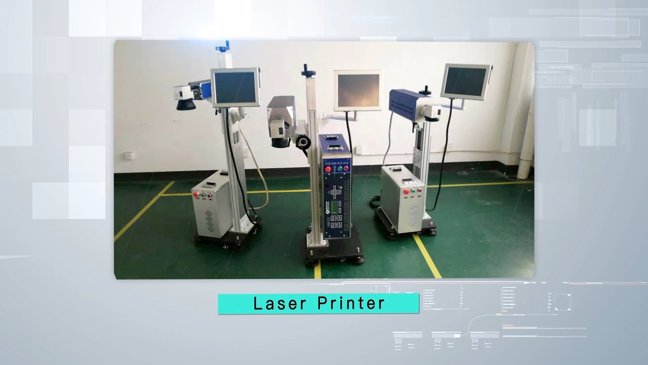 Laser Printer for Cable (Laser wire marking machine) - YouTube