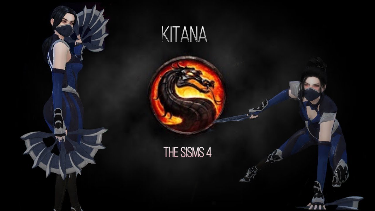 THE SIMS 4: MORTAL KOMBAT KITANA|+CC LINKS - YouTube