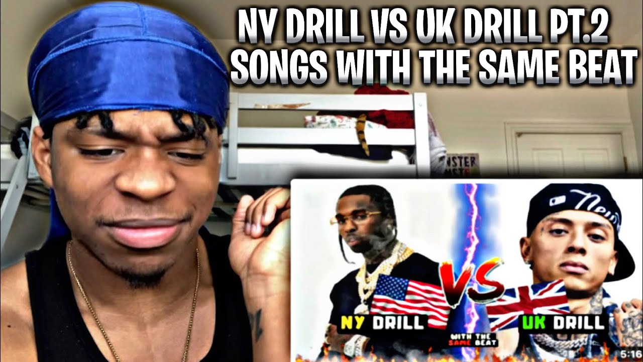 American Reacts To NY Drill Vs UK Drill Songs With The Same Beat PT.2 - YouTube