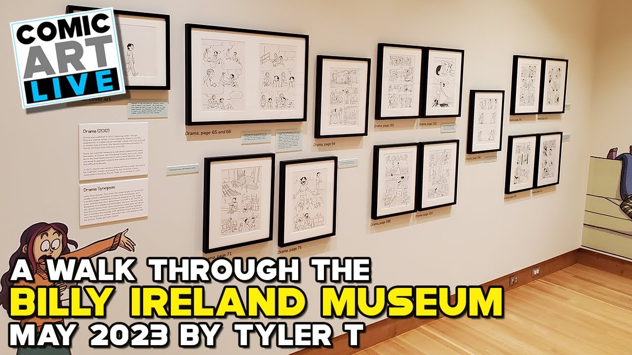 Billy Ireland Cartoon Library & Museum Visit May 2023 - YouTube