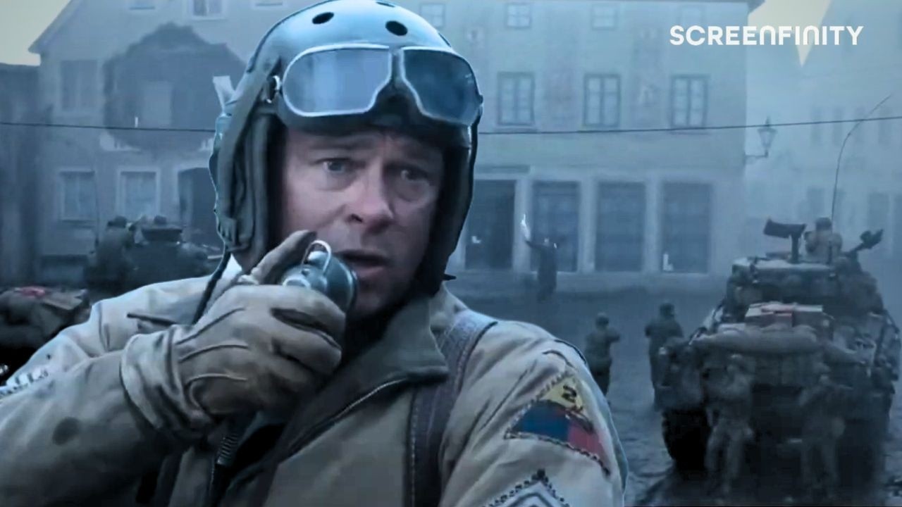 Wardaddy Puts A German Town Under Siege | Brad Pitt's Most Iconic ...