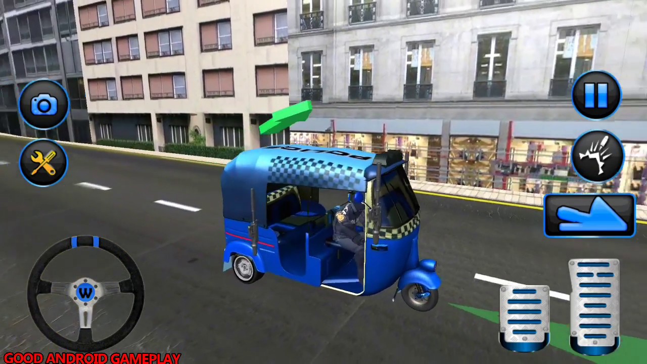 Police Tuk Tuk Auto Rickshaw #2 | Indian Police Tuk Tuk | Android ...